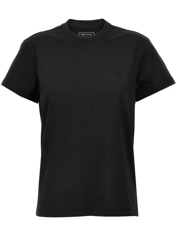Y3 Raised-logo T-shirt - Black