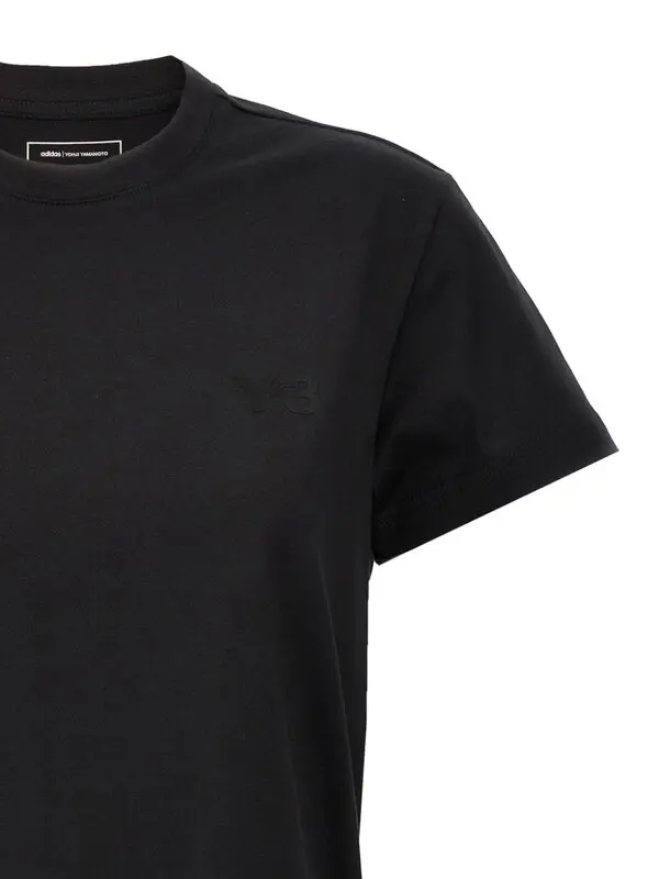 Y3 Raised-logo T-shirt - Black