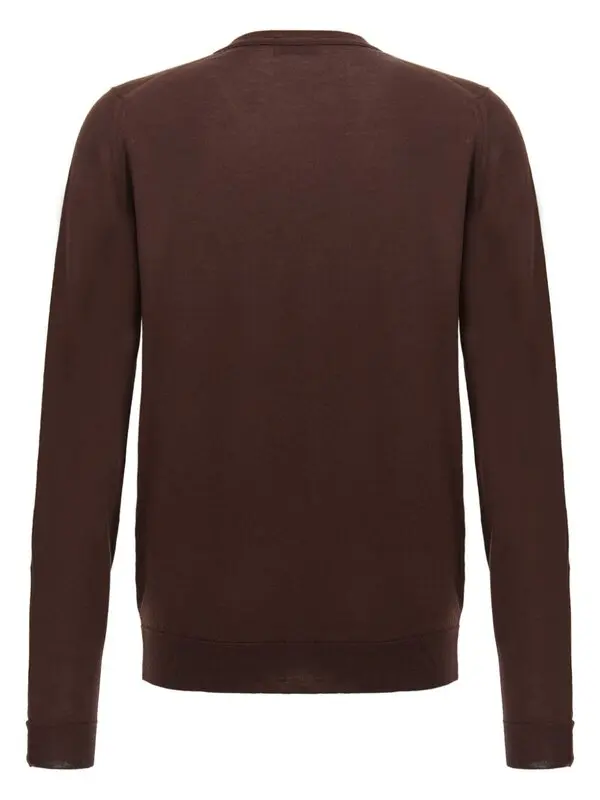 John Smedley Petworth Cardigan - Brown