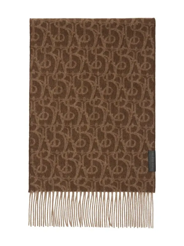 Burberry B Charm Scarf - Brown