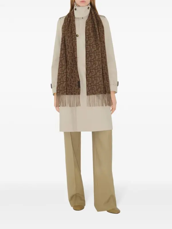Burberry B Charm Scarf - Brown