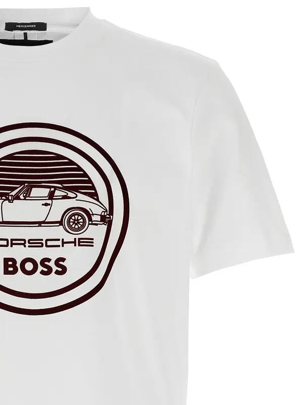 Hugo Boss Porsche X Boss Capsule 'Thompson 400' T Shirt In White
