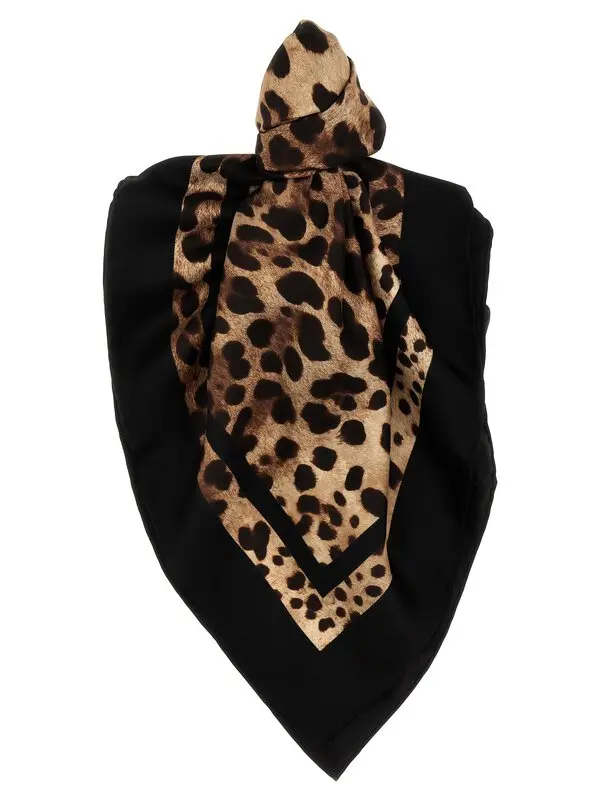 Dolce & Gabbana Leopard' Scarf - Multicolor