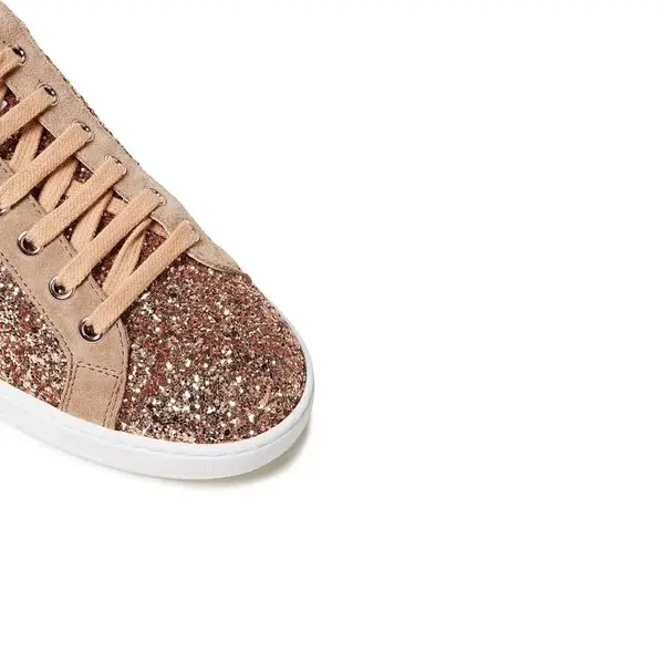 SERGIO ROSSI Glittered Woven Sneakers