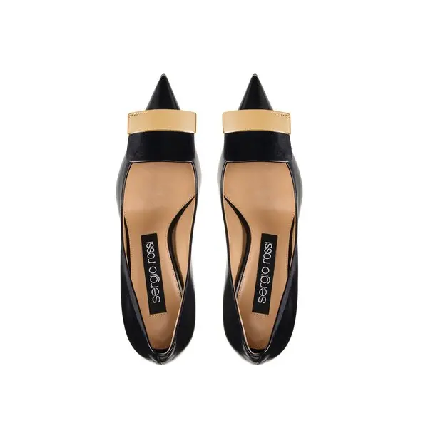 SERGIO ROSSI Sr1 Leather Pumps