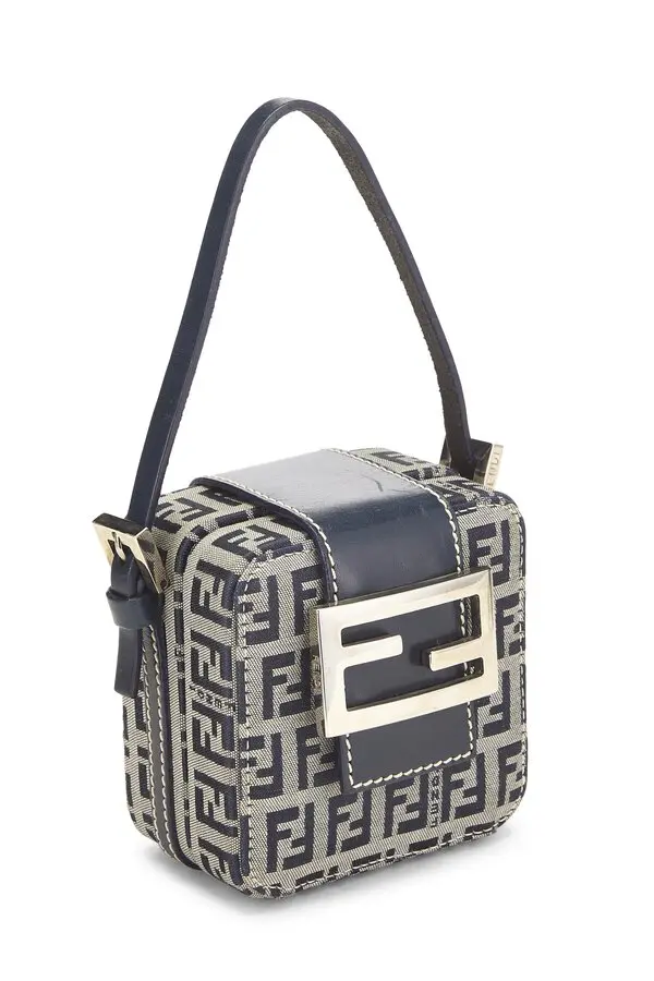 Fendi Zucchino Canvas Handbag