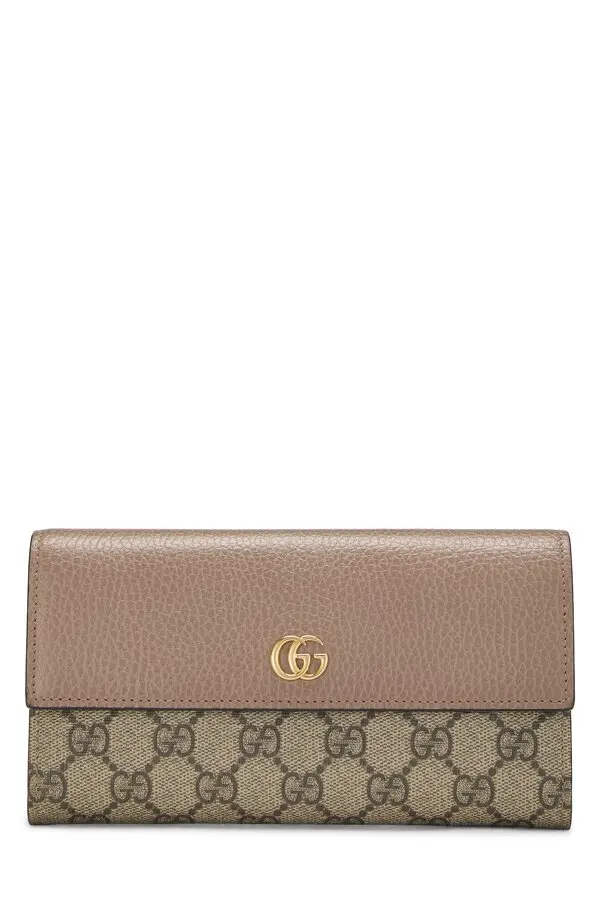 Gucci Original Gg Canvas Continental Wallet - Pink
