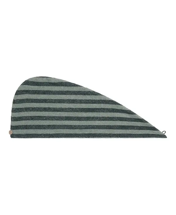 PIGLET IN BED Cotton Hair Wrap - Pine Green