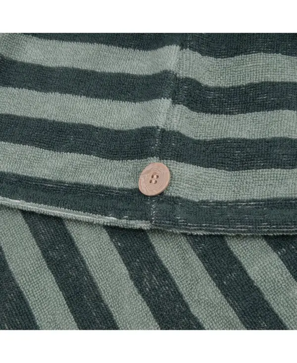 PIGLET IN BED Cotton Hair Wrap - Pine Green