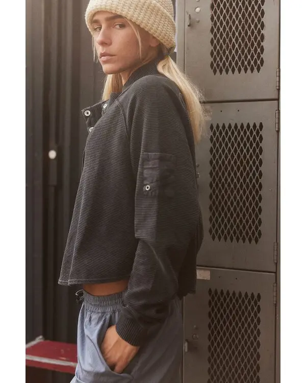 Free People Henley Long Sleeve Tee