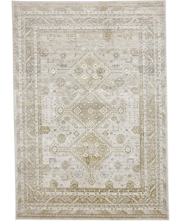 FEIZY Aura Aur3738f Area Rug, 5' X 8 - Gold/ivory