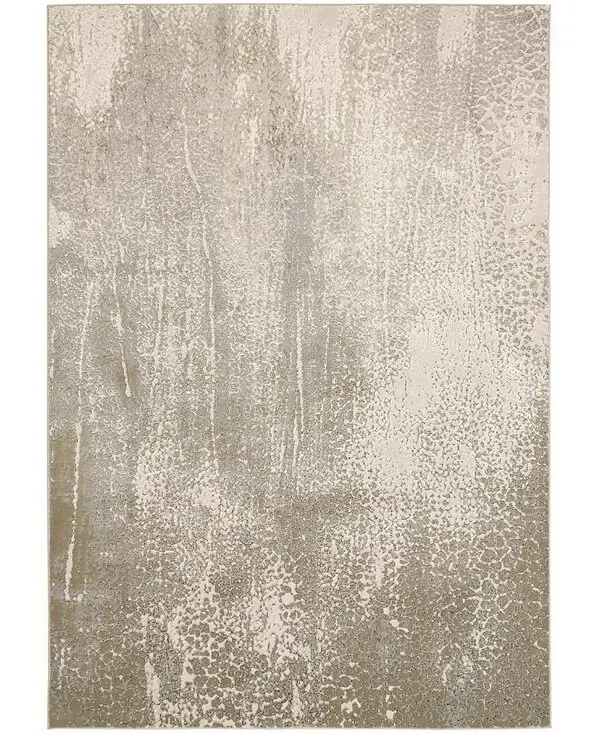 FEIZY Aura Aur3739f Area Rug, 6'7 X 9'6 - Ivory/gray