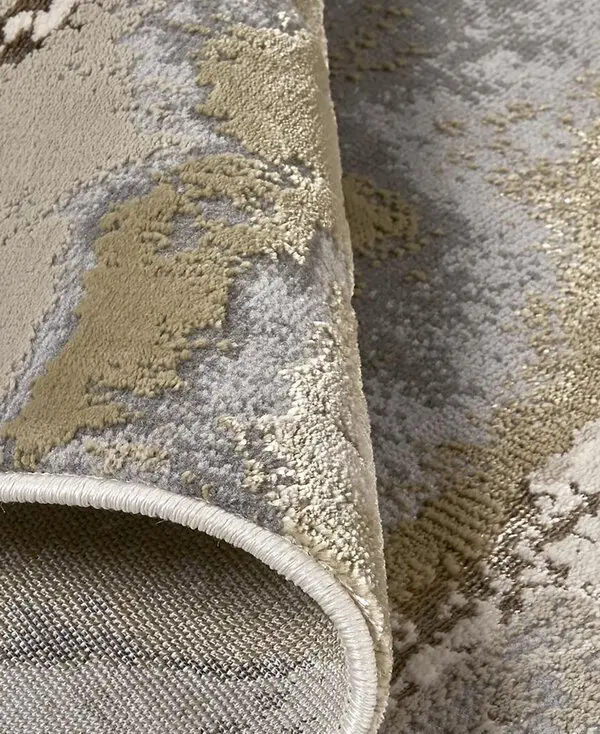 FEIZY Aura Aur3737f Area Rug, 5' X 8 - Gray/ivory