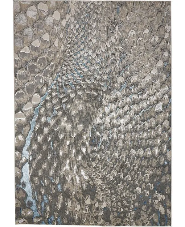 FEIZY Azure Azr3403f Area Rug, 8' X 10 - Blue
