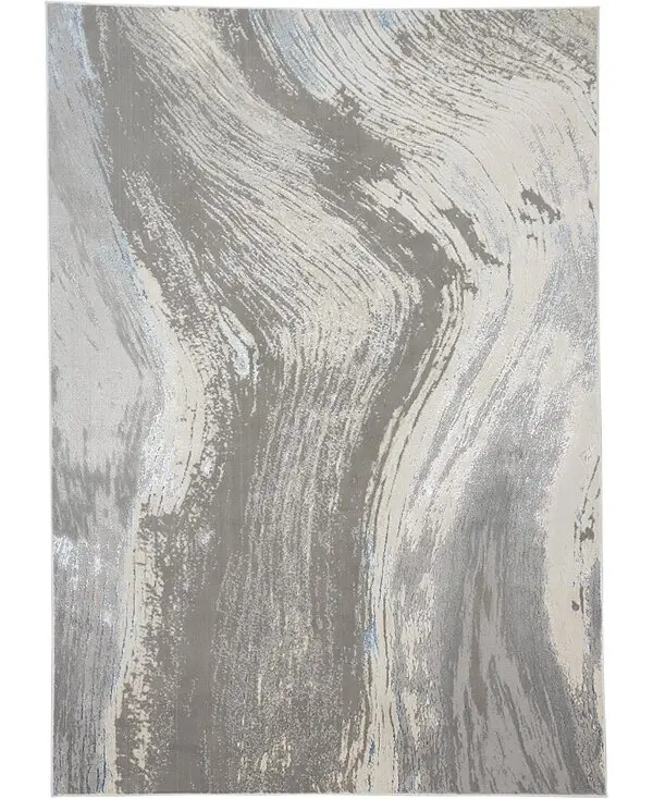 FEIZY Azure Azr3524f Area Rug, 8' X 10 - Gray/ivory