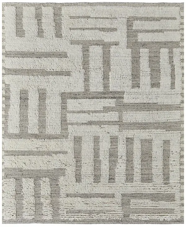 FEIZY Ashby Ash8909f Area Rug, 3'6 X 5'6 - Gray/ivory