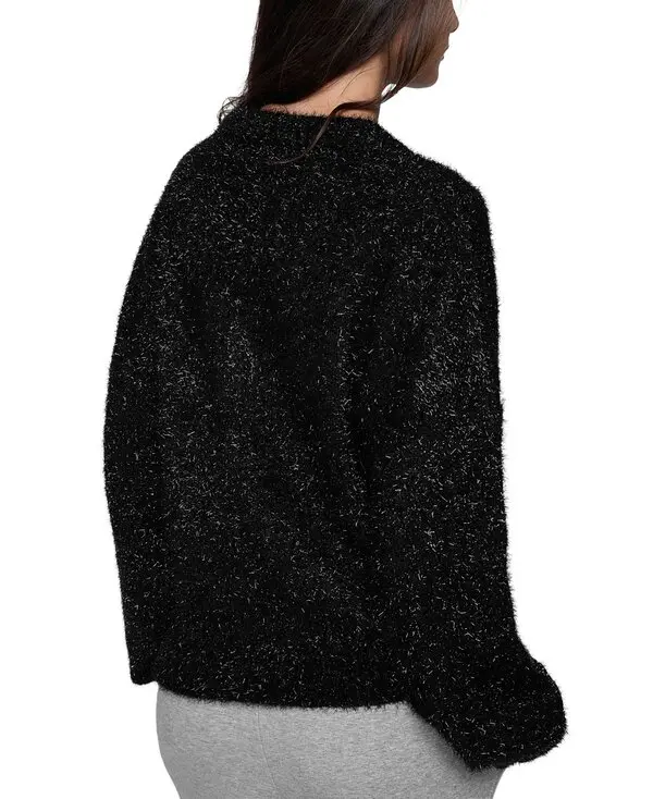 Rebecca Minkoff Henley Lurex Sweater