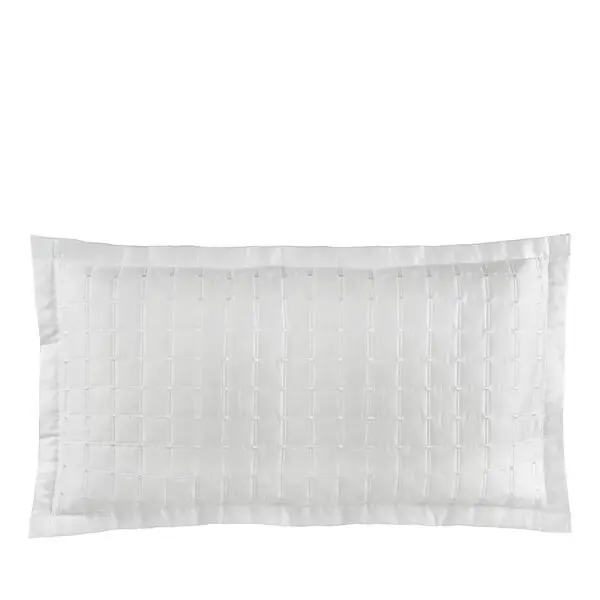 DEA LUXURY LINENS Dea Palm Beach Minerva King Sham - White