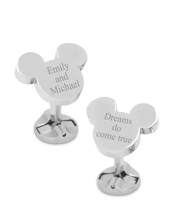 CUFFLINKS, INC. Mickey Mouse Silhouette Stainless Steel