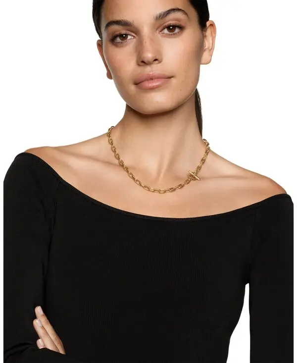David Yurman Dy Madison Chain Necklace In 18k Yellow - Gold
