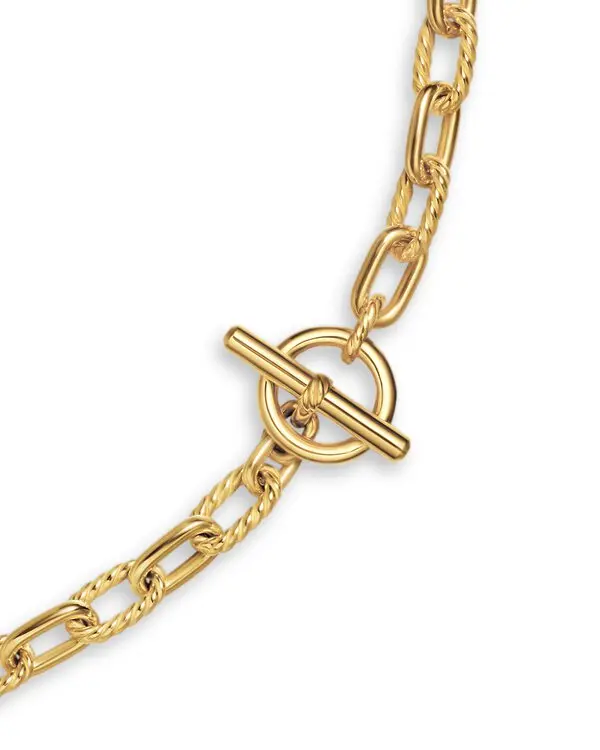 David Yurman Dy Madison Chain Necklace In 18k Yellow - Gold