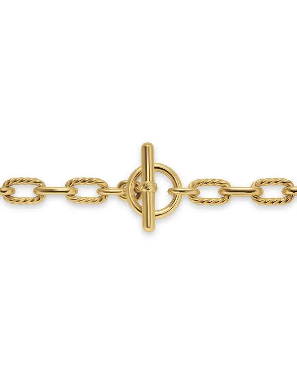 David Yurman Dy Madison Chain Necklace In 18k Yellow - Gold