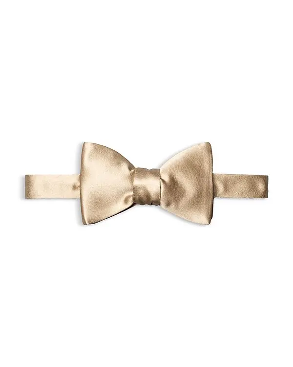 Eton Satin Self-tie Bow Tie - Light Beige