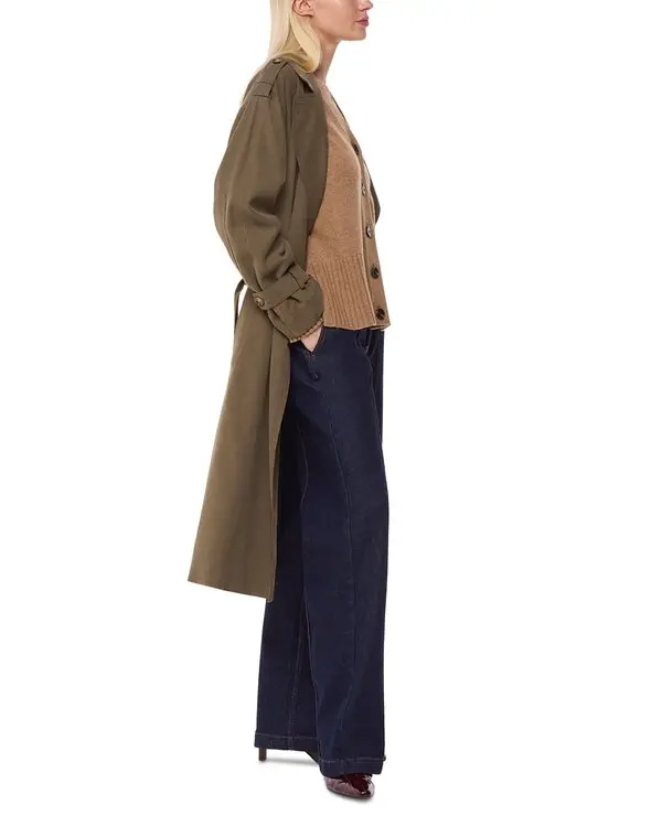 Whistles Button-front Wool-cashmere Cardigan