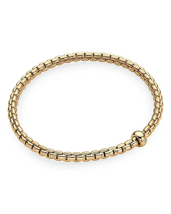 FOPE 18k Gold Eka Diamond Flex'it Bracelet - Yellow Gold
