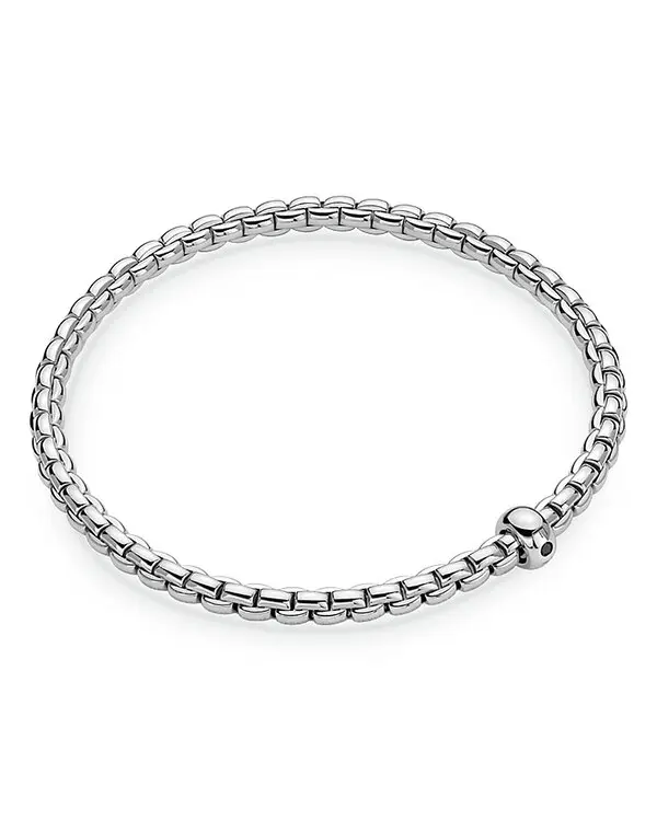 FOPE 18k Yellow Eka Black Diamond Flex Bracelet - White Gold