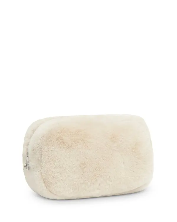 Apparis Noor Faux Fur Pouch - Latte