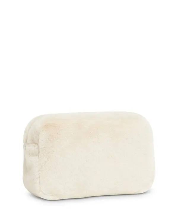Apparis Noor Faux Fur Pouch - Latte