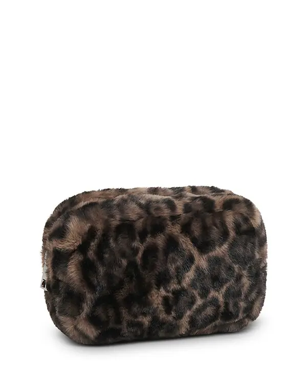 Apparis Noor Faux Fur Pouch - Dark Leopard