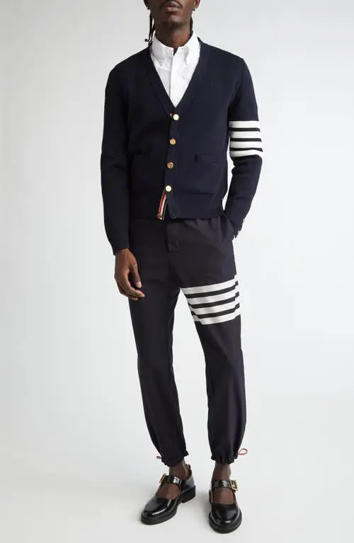 Thom Browne 4-bar Wool Track Trousers - Navy