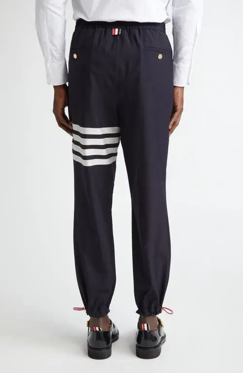 Thom Browne 4-bar Wool Track Trousers - Navy