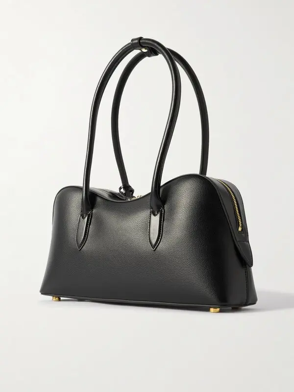 Stella McCartney Ryder Logo-embossed Vegan Leather Tote - Black