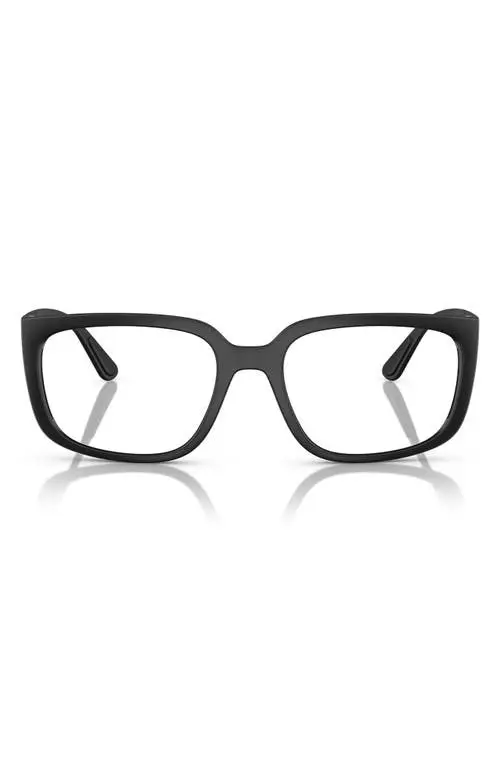 Ray-ban X Scuderia Ferrari Square Optical Glasses - Black White