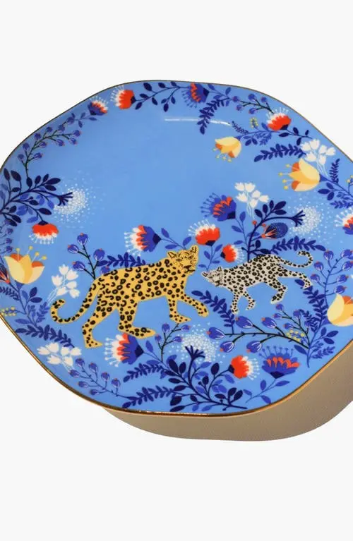 JESSIE ZHAO NEW YORK Amazon Rainforest Bone China Dessert Plate