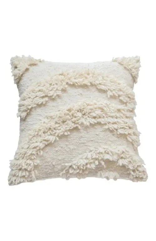 MESO GOODS Miguel Wool Pillow Cover - Cream