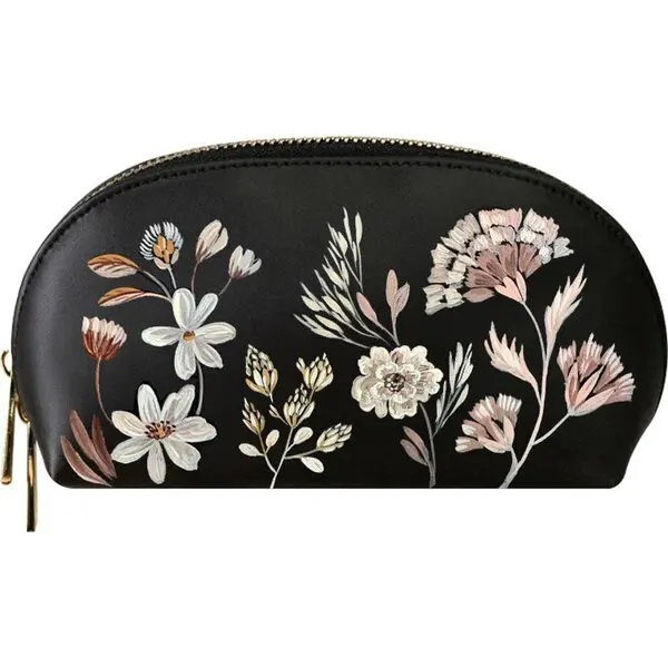ALEPEL Hand-painted Makeup Bag - Taupe