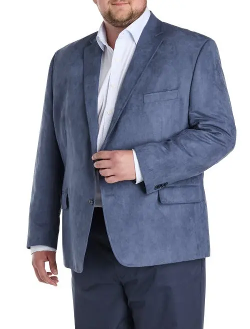 Michael Kors Faux-suede Sport Coat - Blue