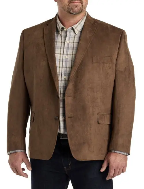 Michael Kors Faux-suede Sport Coat - Camel