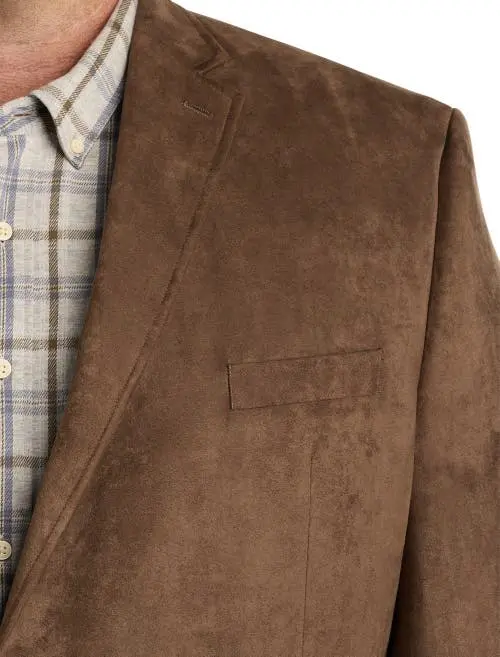 Michael Kors Faux-suede Sport Coat - Camel