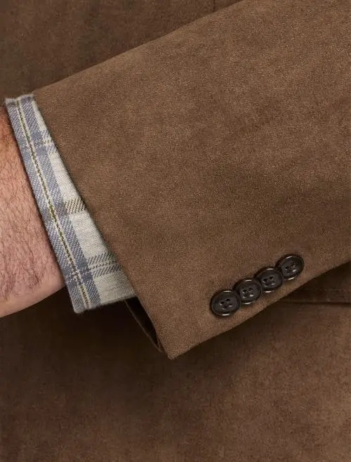 Michael Kors Faux-suede Sport Coat - Camel