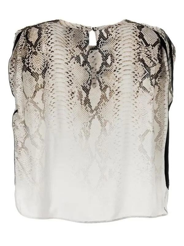 NUDE Snake-print Blouse