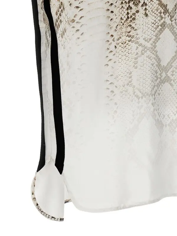 NUDE Snake-print Blouse