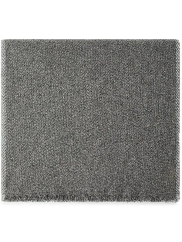 Brunello Cucinelli Cashmere Scarf - Grey