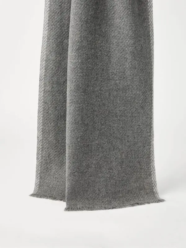 Brunello Cucinelli Cashmere Scarf - Grey