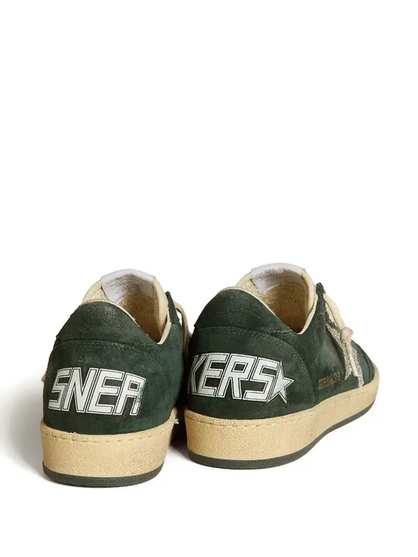 GOLDEN GOOSE Ball Star Suede Sneakers - Green