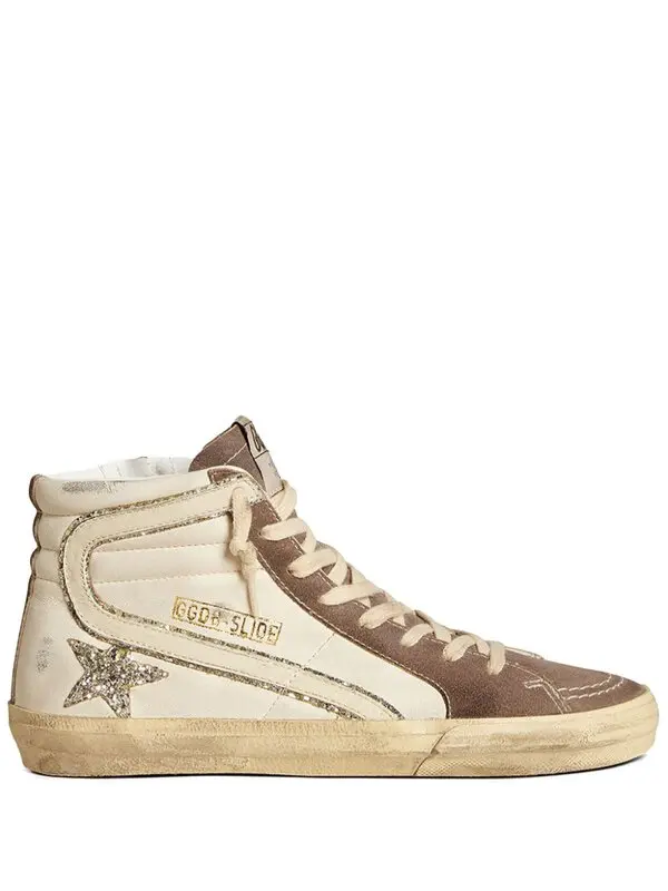GOLDEN GOOSE Ball Star High-top Sneakers - White